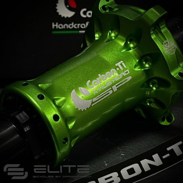 Dark Deal: HUB023 - Carbon-Ti - Road SP56 - Rear Hub - Acid Green (Rim ...