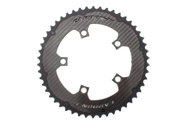 Carbon-Ti Outer Chainring (5 Arm, 110BCD / 130BCD) - SINGLE Ring Only ...